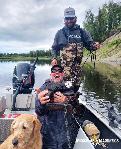 Lost my boat anchor while boating: Retrieved it with a fishing magnet ...