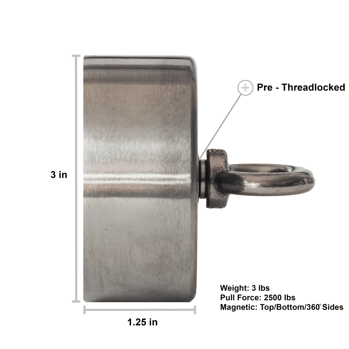 2500lb 360° Fishing Magnet | Fishing Magnets For All Ages